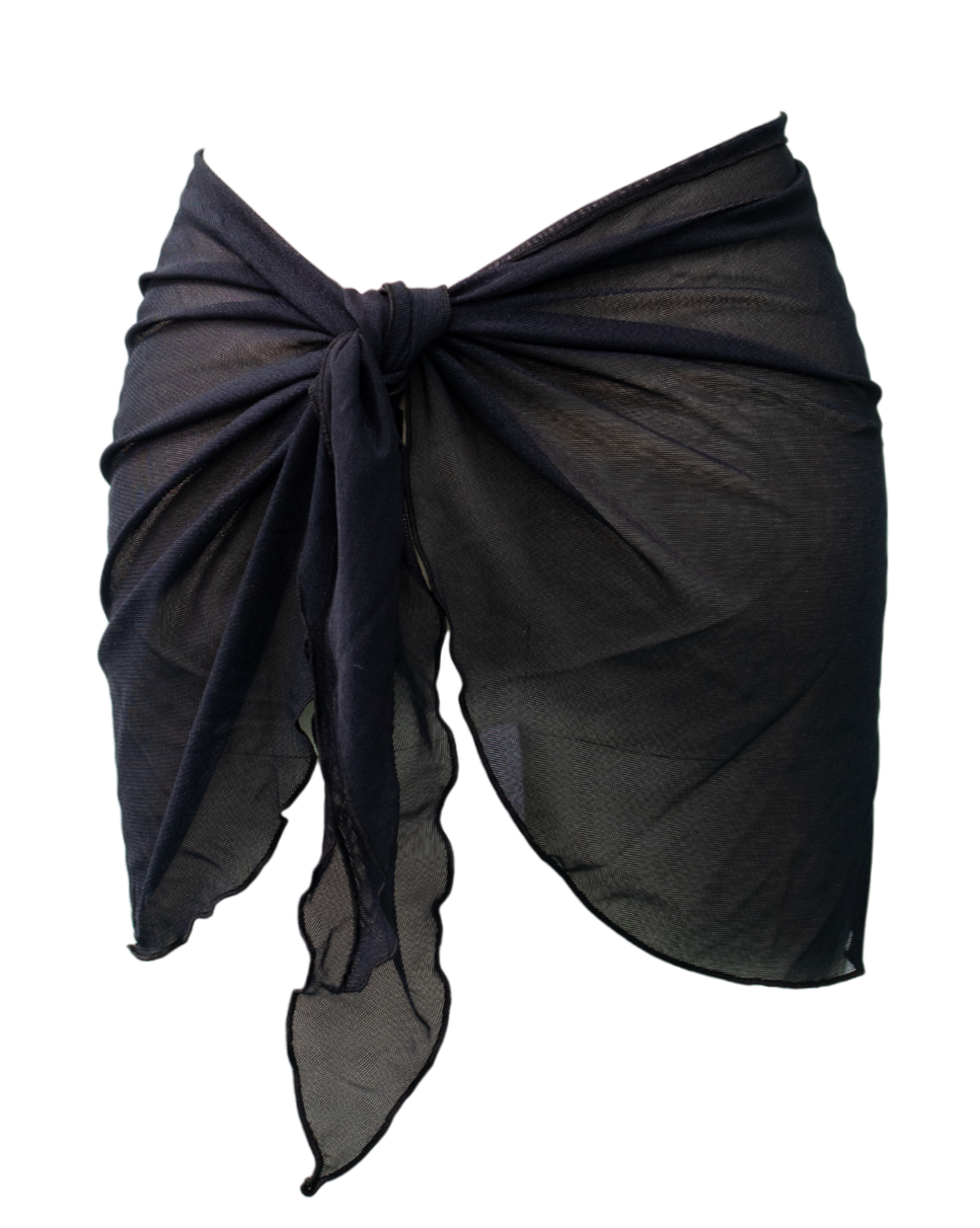 Black Mesh Sarong – FJ SWIM BIKINIS